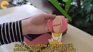 Hiipoo Heat Transfer Paper for T Shirts 40 Sheets, 8.5"x11" Printable Heat Transfer Vinyl for Inkjet Printer Iron on Transfers for Dark Fabric