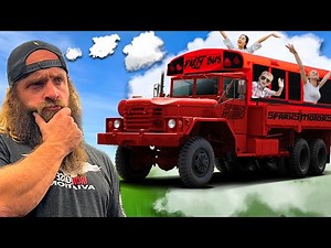 5 Tons of FUN! (Rear Steer Party Bus Build)