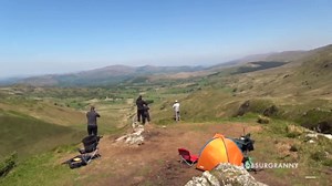 F-15 Strike Eagle Vicious Turn Through the Mach Loop