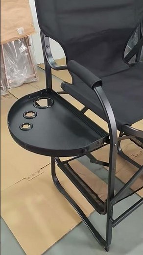 Makeup studio chair with 2 side tray tables for makeup artist #armchair #makeupartist #makeuphacks