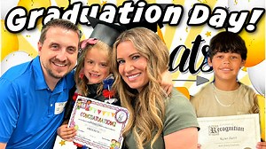 60K views · 4.1K reactions | Today is graduation day! Aurora is graduating from kindergarten and Rylan is being promoted to middle school. This was such an emotional, but enjoyable day. It was amazing to see everyone smile! | Crazy Pieces | Facebook