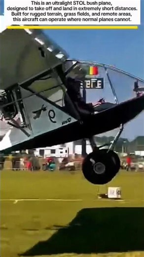 This Ultralight STOL Bush Plane Can Take Off Almost Anywhere |#shorts