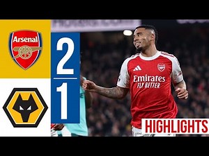 Arsenal vs Wolves (2-1) Extended Highlights | Gabriel Jesus 90+4 Premier League