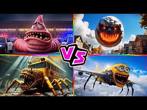 PATRICK.EXE 🆚 Lunar Moon 🆚 SCHOOL BUS 🆚 Minion INFECTED SKY 🎶 Tiles Hop EDM Rush