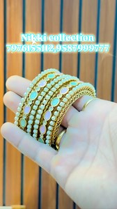 Copper moti chudi patla . Nikki collection imitation jewellers . To order take screenshot and send on whatsapp number given below . M.no-7976155112,9587999777 . . . . . . #feed #nikkicollection #trendingreels #réel #explore #new #reelsinstagram #ig #reach | NIKKI Collection