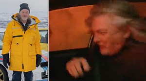 Watch as James May crashes into a wall at high speed on The Grand Tour
