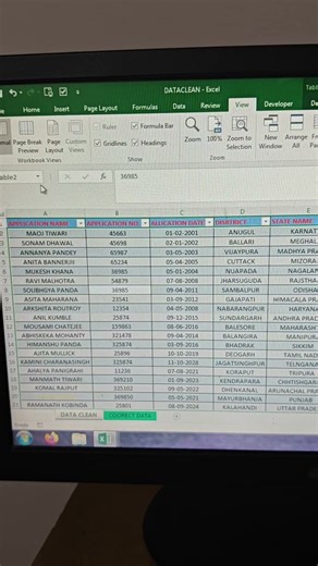 Excel Filter Shortcut 🔥 2 Sec Me Data Filter! Yeh Trick Sabko Shock Kar Degi!🙄