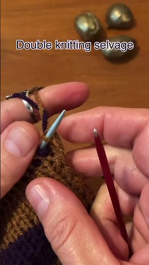 Double #knitting selvage