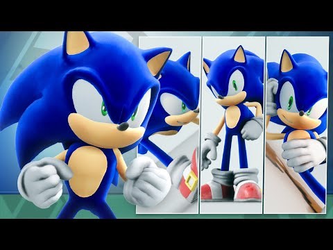 Sonic Frontiers: A New Sonic Model and Animations