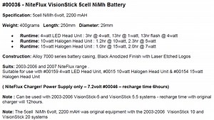 Vision Stick Battery Replacement