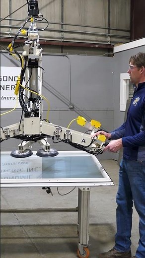 Dual Handle G-Force with Vacuum Lifter for Window Installation #liftingsolution #windows