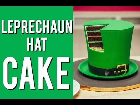 How to Make A LEPRECHAUN HAT out of CAKE! The ULTIMATE St. Patricks Day Cake!