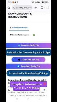 VVM EXAM complete 💯 information 2025#vvm #exam #2025 #result #syllabus #howto #vigyan #manthan