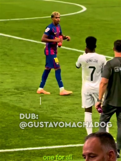 uff que buena rivalidad están creando estos dos. intro con doblaje de: @Gustavo Machado segundo clip de: @Mauro Magallón #fcbarcelona #lamineyamal #viniciusjr #clasico #fyp