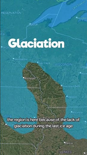 What Is The Driftless Area? #geology #geography