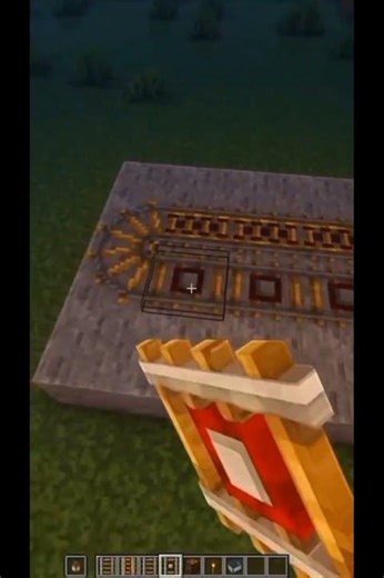 automatic rail and light system of Minecraft