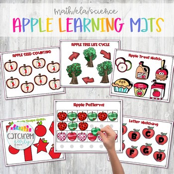 Fall Apple Math & Literacy Activities: Preschool - Pre-K - Kindergarten -Sped Ed