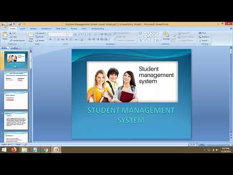 PPT - Student Management System Python | Tkinter MYSQL - Project PPT