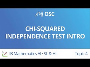 Chi-squared independence test intro [IB Maths AI SL/HL]