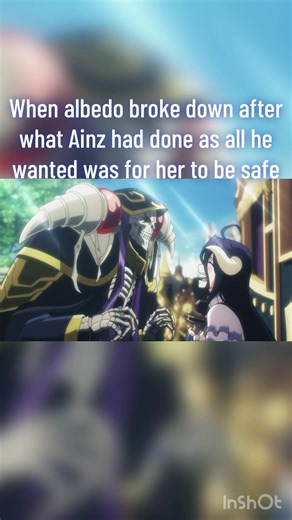 And of course Ainz didn’t know what to do at first but in the end it would seem he just wanted albedo to be safe as it was her first time outside by herself hopefully she’ll be ok on her own and nothing bad happens #dbz_editz1 #fyp #foryoupage #animetiktok #overlordmarathon