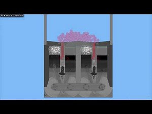 Algodoo - Four Cylinder Two Stroke Combustion Engine