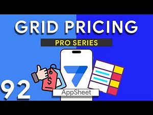 Appsheet Episode 92: How to do Grid Pricing Calculation. EASY STEPS!