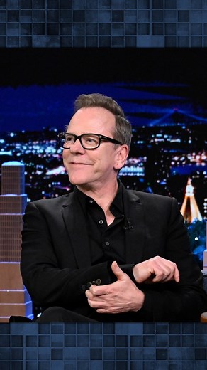 The Tonight Show on Instagram: "@kiefersutherland talks about working with River Phoenix on Stand By Me in 1986. #FallonTonight"