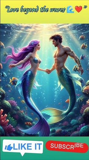 Mermaid and merman #shortsfeed #cute #trendingshorts #jalpari