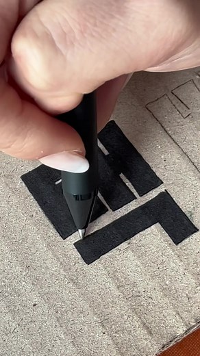 Creative Hand Lettering: Drawing Bold Letters on Cardboard