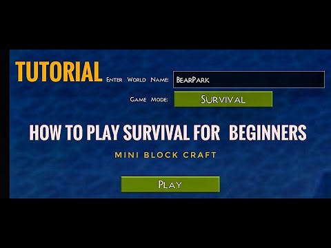 How to play Survival Mini block craft