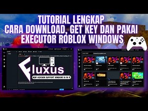 [ NEW UPDATE ] CARA UPDATE AND GET KEYEXECUTOR ROBLOX FOR WINDOWS FLUXUS AND SCRIPT
