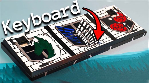 The ultimate anime Attack on Titan keyboard