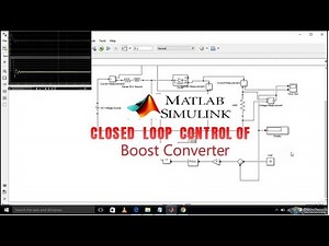 Closed loop control of BOOST (Step-up) Converter using PI controller | MATLAB Simulation | DC-DC