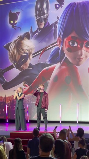 1.1K views · 60 reactions | POV : Tu chantes le générique de Miraculous devant une salle comble avec Lou  T’as vu le film ? #miraculous #miraculouslefilm #miraculousawakening #plusfortsensemble #strongertogether #chatnoir | Elliott | Facebook