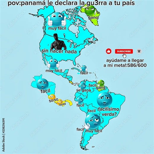 tu país le gana a panamá? comenta #countryballs #paisesdelmundo #geografia