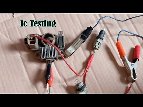 How to test IC regulator of a alternator two points IC part 1 | IC Regulator test with multi meter