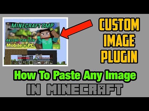 You Can Paste Any Image In Minecraft With This Plugin | Custom Image Plugin | Minecraft Plugins 2023