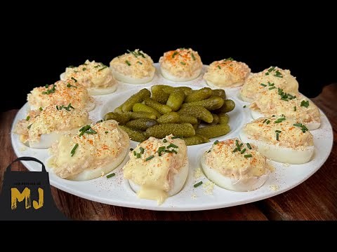 Huevos rellenos de atún: la receta más fácil