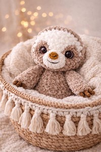 Handmade Crochet Sloth Plush, Soft Nursery Decor, Baby Gift - Etsy Canada