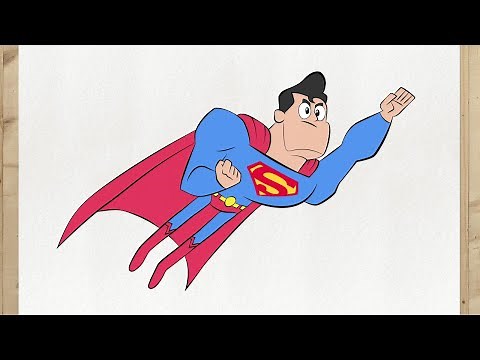How to Draw SUPERMAN 🦸 | Teen Titans Go! Style | Hero Flying