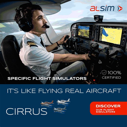 𝐓𝐚𝐤𝐞 𝐲𝐨𝐮𝐫 𝐭𝐫𝐚𝐢𝐧𝐢𝐧𝐠 𝐟𝐮𝐫𝐭𝐡𝐞𝐫 ✈️ ALSIM specific simulators deliver a deeper level of immersion by accurately replicating real aircraft in every detail. Designed for professional flight training, they help pilots progress faster and transition seamlessly from simulator to aircraft. “𝐼𝑡’𝑠 𝑙𝑖𝑘𝑒 𝑓𝑙𝑦𝑖𝑛𝑔 𝑡ℎ𝑒 𝑟𝑒𝑎𝑙 𝑎𝑖𝑟𝑐𝑟𝑎𝑓𝑡.” 👉 Contact us: https://utm.guru/ujyyh 👉 Discover our flight simulators: https://utm.guru/ujyyf #ALSIM #simulators #flighttraiining #
