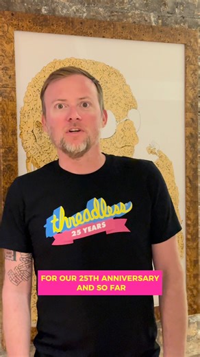 6.2K views · 39 reactions | Current status of our 25th Anniversary Logo Challenge: absolutely mindblowing. These submissions prove our community doesn't just understand the assignment, they rewrite it entirely. Submit your redesign of the Threadless logo for your shot at cash prizes: https://bit.ly/45PlM29 | Threadless | Facebook
