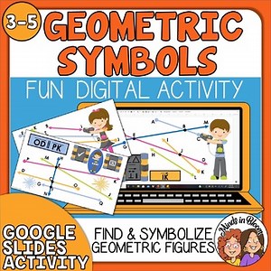 Geometric Figures Lines, Rays, Line Segments, and Angles - Digital Google Slides