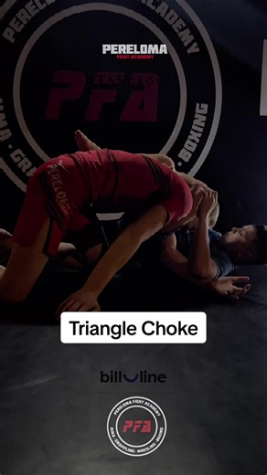 Train like nobody’s watching.#triangle #choke #back