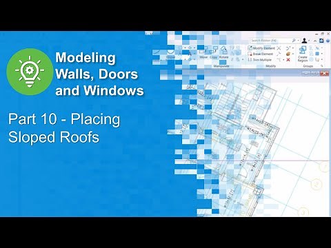 Part 10 - Placing Sloped Roofs in OpenBuildings Designer