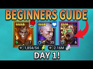 Raid Shadow Legends Beginners Guide - What To Do On Your FIRST DAY (2025)