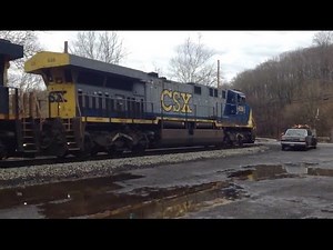 CSX AC6000CW Leads Coal Train