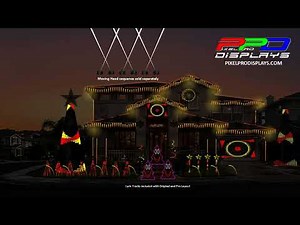 Mariah Carey - Auld Lang Syne: xLights Pro Layout Sequence (available Moving Heads)