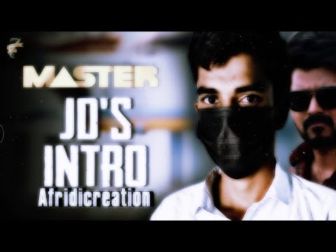 MASTER JD'S INTRO / AFRIDICREATION #viral #master #thalapathy