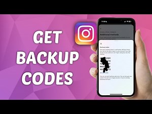 How to Get Instagram Backup Codes